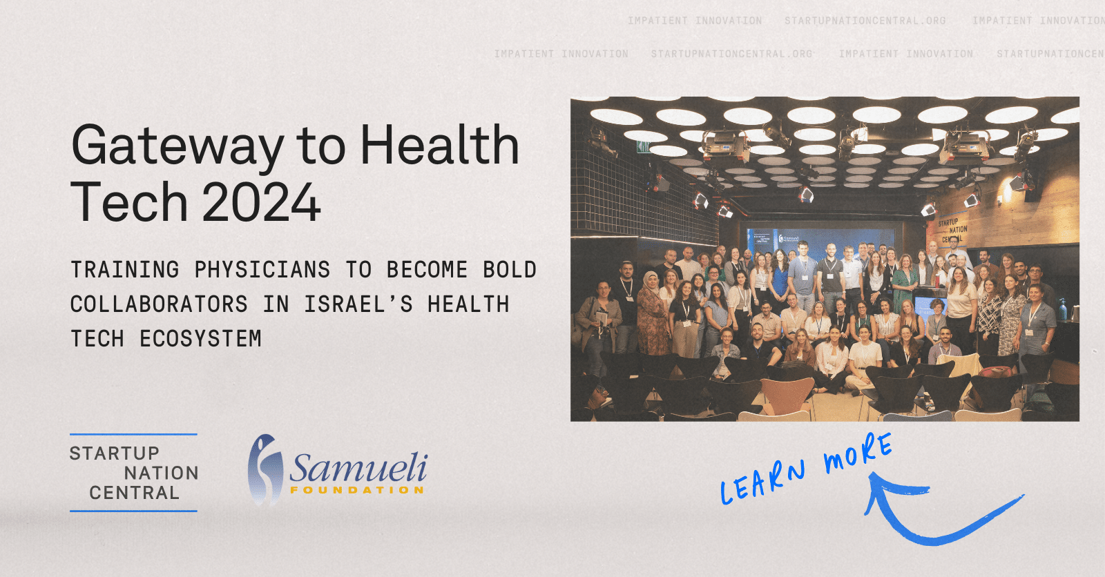 Gateway to Health Tech 2024 - Startup Nation Central